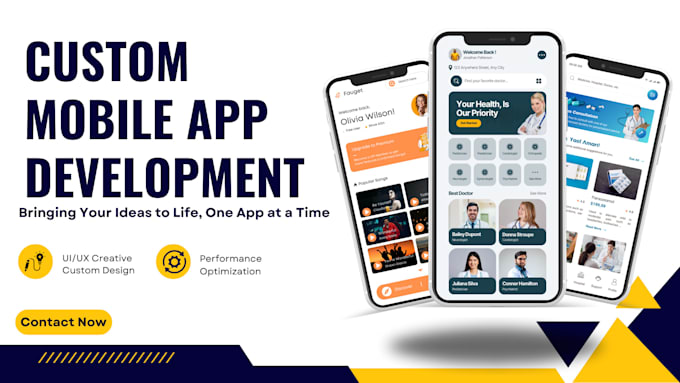 Develop Android And Ios Mobile App Ui Ux Design Front And Backend Development By Platypusco