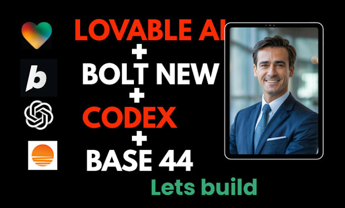 Build A Lovable Ai Website Web App Using Boltnew Base44 Codex By