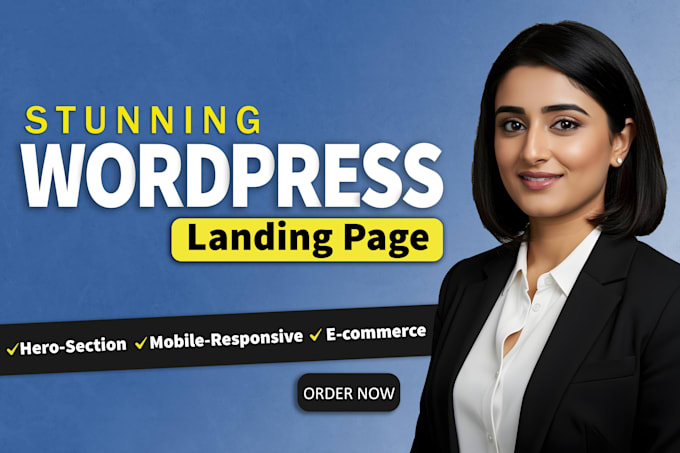 Design high converting wordpress landing page with elementor by Attiya_yasir | Fiverr