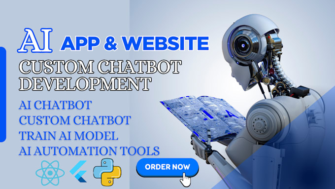 Build ai chatgpt mobile app website ai saas app ai chatbot ai software ...