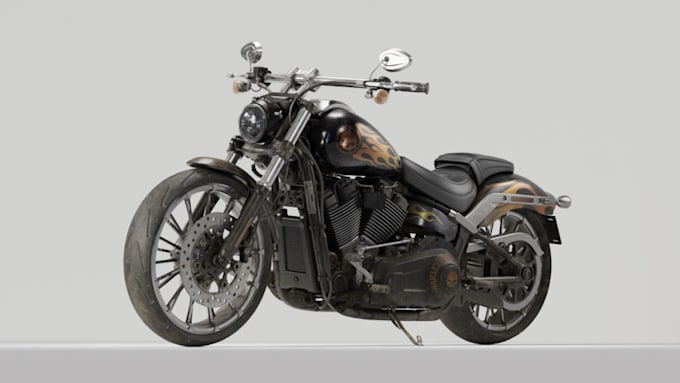 Highpoly pbr bike 3d model,sport bike for gaming assets,honda motorcycle in maya by Lanilola ...