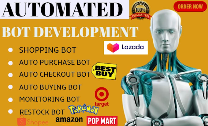 Develop auto purchase bot, auto buying bot, popmart bot, target bot, pokemon bot by ...