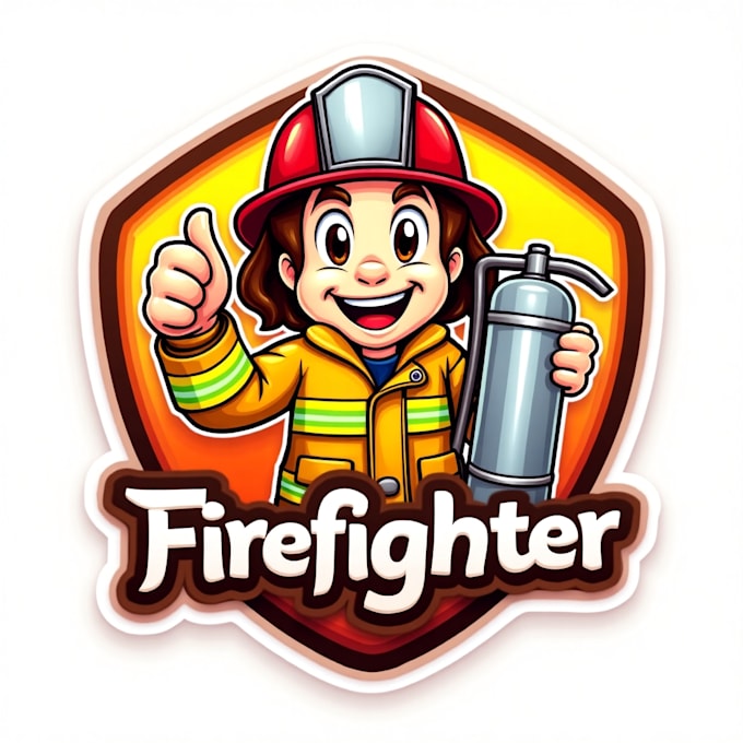 Design high quality mascot firefighter logo with fastest delivery by ...