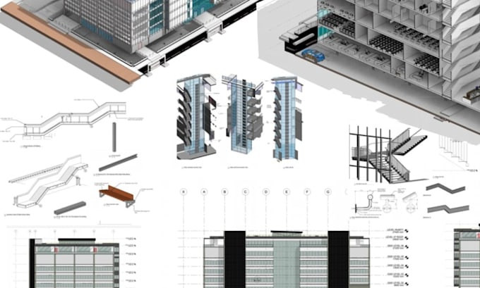 Create revit bim model architectural and structural by Emily_grace242 ...