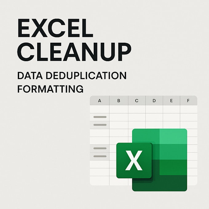 Clean, format, and organize your excel or csv data by Mushussa | Fiverr