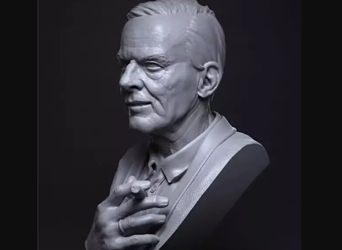 Design 3d head bust model,3d statue render custom figure,minis,stl 3d ...