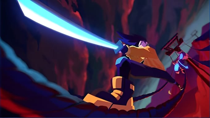 Do 2d japanese fighting animation, 2d anime animation, anime music ...