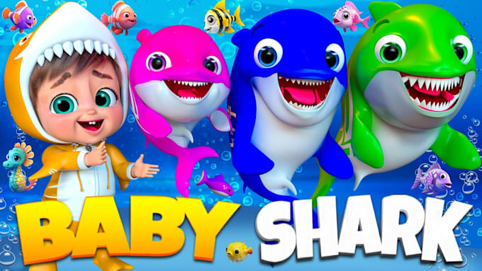 Create nursery rhymes, baby shark songs and 2d kids learning videos for ...