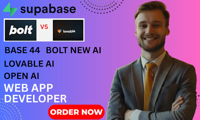 Build lovable ai web apps wit base 44 supabase open ai bolt new by Jack ...
