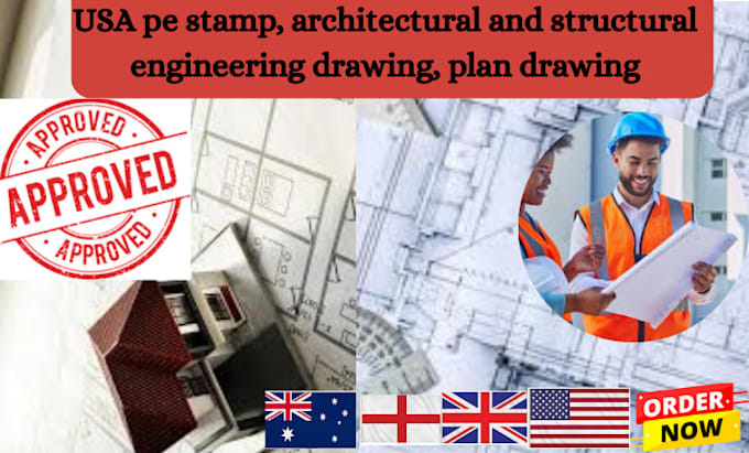 Do usa pe stamp, architectural and structural engineering drawing, plan ...