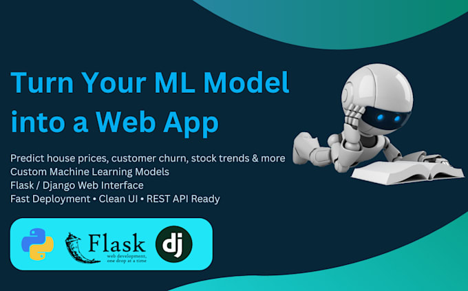 Machine learning model into a web app by Zeeshankhalid95 | Fiverr