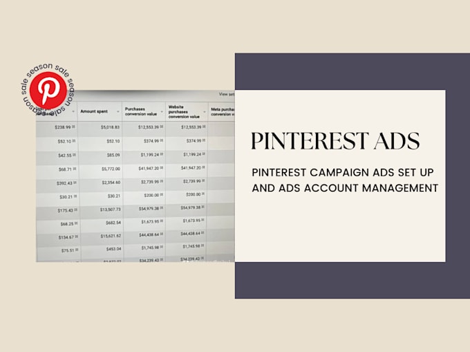 Set up pinterest ads campaign or virtual assistance ads account ...