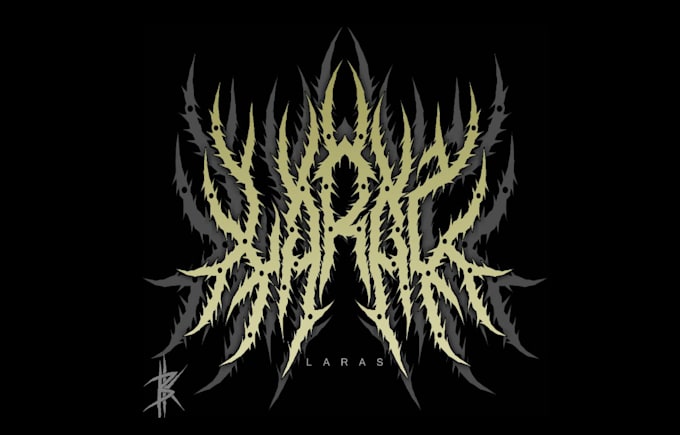 Draw death metal or slamming brutal death metal logo by Burtonawevt | Fiverr