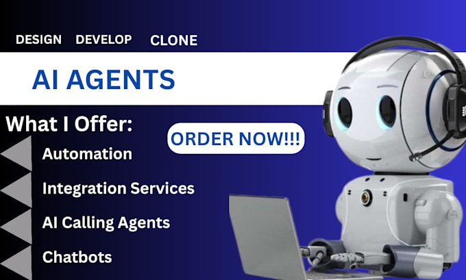 Create smart ai agents and voice bots for automation by Antolik_designs | Fiverr