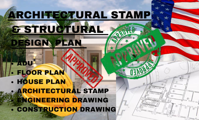 Review, draw stamp construction plan, engineering drawing in florida ...