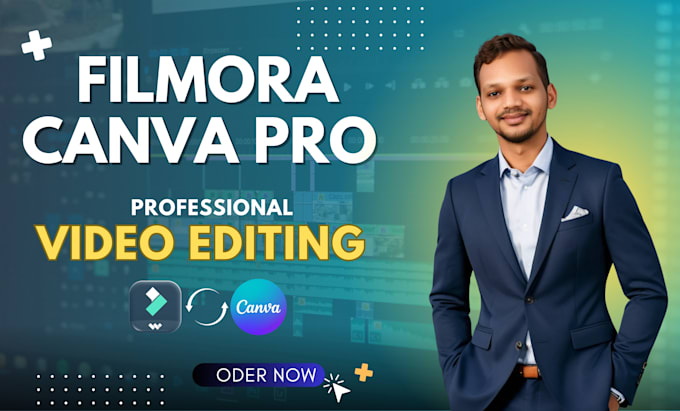 Professional video editing with canva pro filmora custom edits by Satheesgraphice | Fiverr