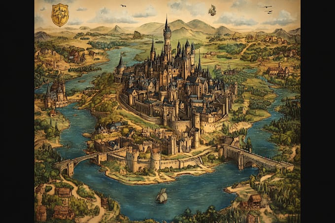 Create a fantasy dnd map in wonderdraft for any use you want by ...