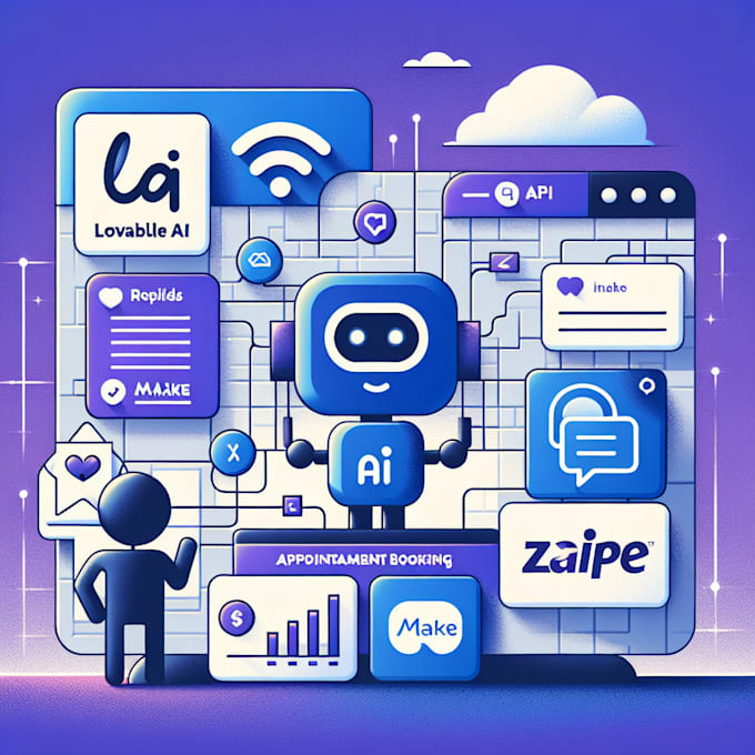 Build a no code web app using lovable ai make com automation n8n by J_amos1 | Fiverr