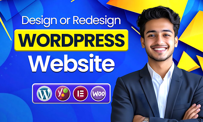 Build wordpress website, custom wordrepss design, responsive website ...