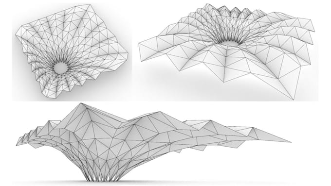 Create futuristic architectural 3d model using rhino or grasshopper by Samroku_cas | Fiverr