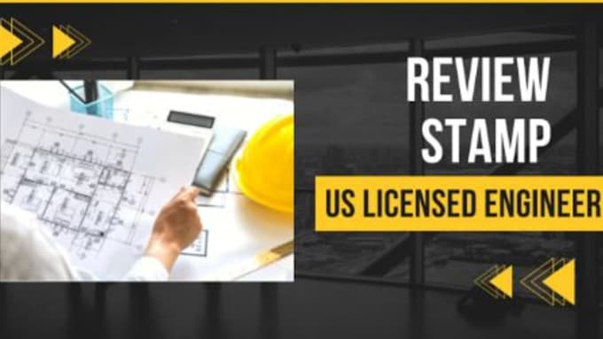 Review and stamp engineering stamp drawings with a licensed pe seal for ...