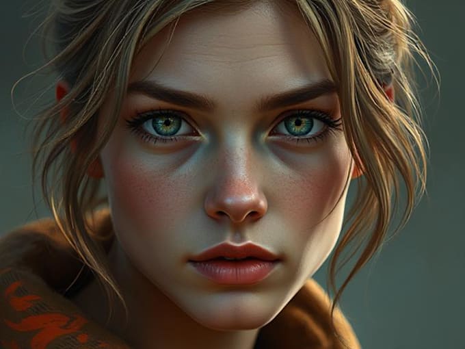 Draw digital realistic and semi realistic portrait by Joynishaton | Fiverr