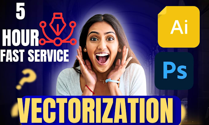 Vectorize, redraw, trace, recreate your logo or image by Dawoodservices | Fiverr