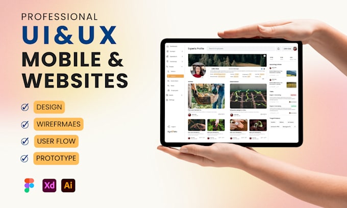 Create ui ux, wireframes, user flow for your web and app by Twovate ...