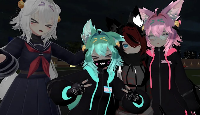 Mod and edit custom vrchat booth avatar, vrchat avatar, tf2 character, sfm model by Dproart | Fiverr