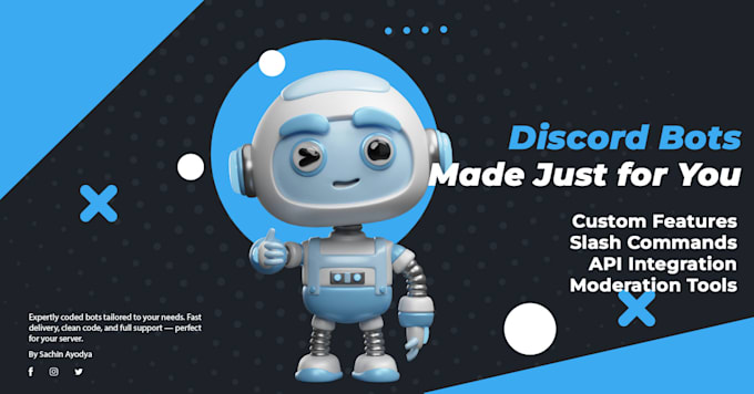 Build you own custom discord bots by Yukiboy1 | Fiverr