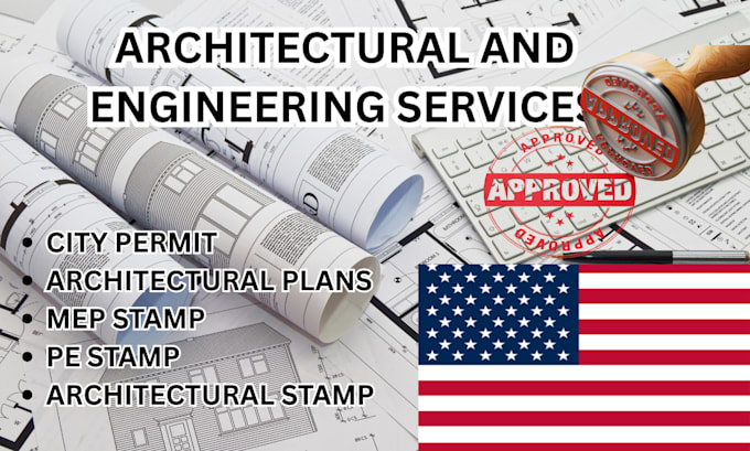 Sign stamp draw architectural plan drawing structural engineer mep ...
