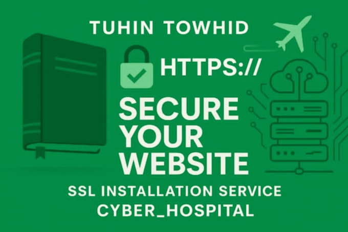 Install ssl certificate in your server by Cyberhospital | Fiverr