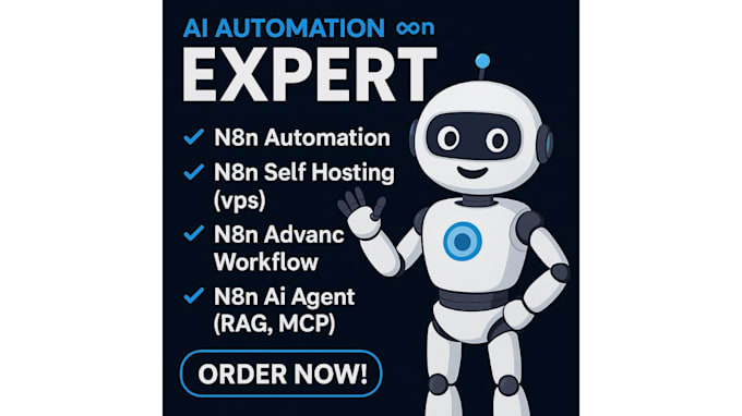 N8n automation, n8n ai agent, n8n workflow, n8n expert by Im_sanaullah7 | Fiverr