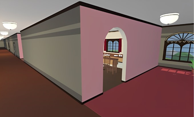 3d vrchat game world metaverse game map location environment 360 ...