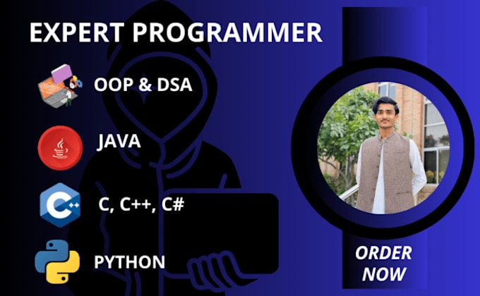 Assist you in java, c, cpp, python, oop, dsa, javafx and java gui projects by Dhanraj_arshi1 ...