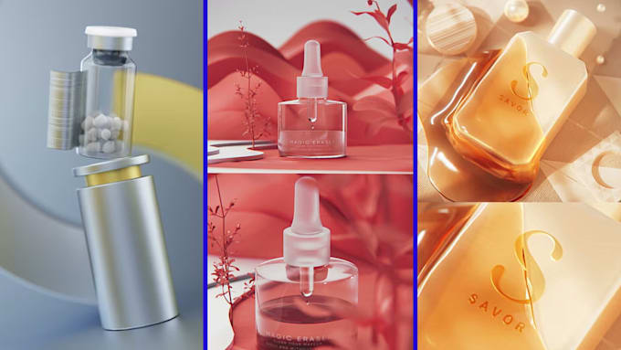 Do 3d industrial 3d product animation package label design blender model render by Doffiqs | Fiverr