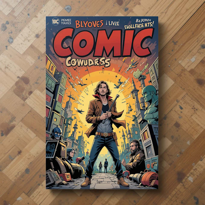 Do comic book cover comic cover page design comic book by Goorsouks9 ...