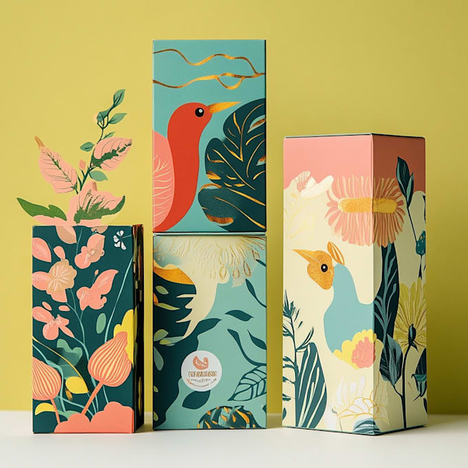 Transform ai images into print ready packaging box by Chaybree | Fiverr