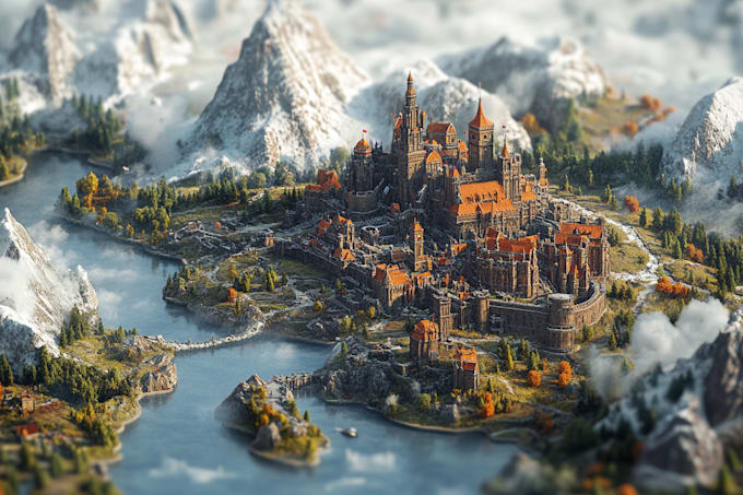 Create a professional fantasy map for you by Leialee_ | Fiverr