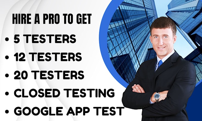 Provide 20 testers for google play console closed testing android app ...