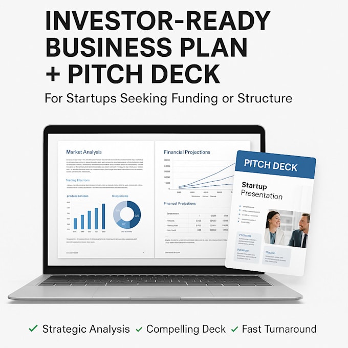Develop your startups business plan and pitch deck for funding by Aiarunauken | Fiverr