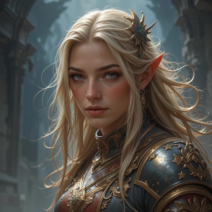 Unique dnd character art and dnd character art by Gerryding | Fiverr