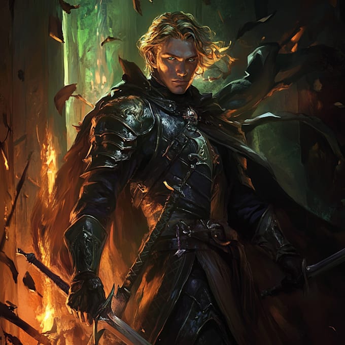 Make a awesome dnd character art and dnd character art by Mikitacox ...