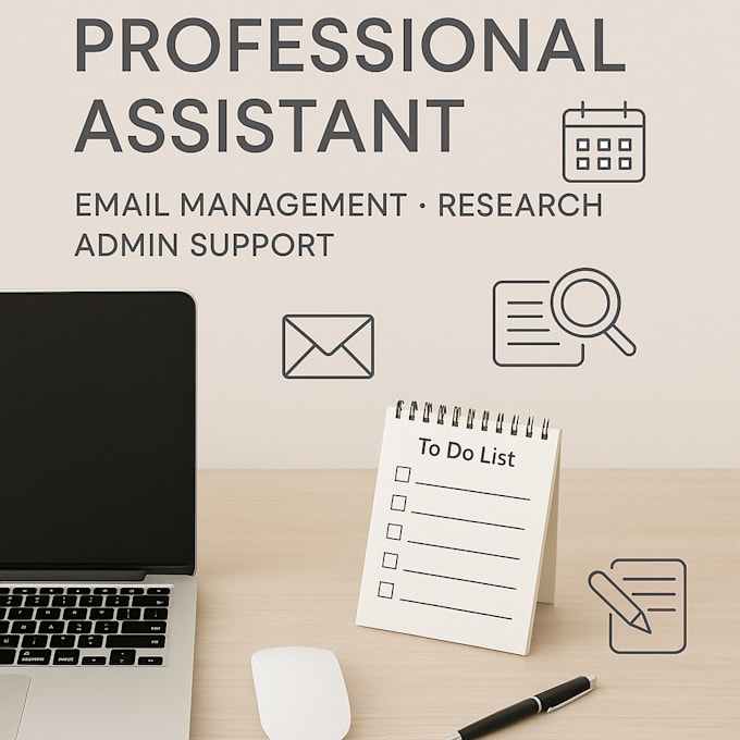 Assist you as a virtual assistant with admin, support and organization ...
