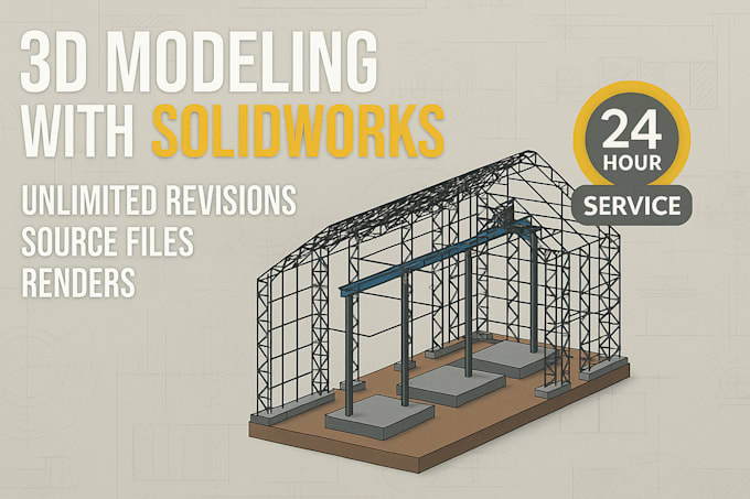 Do industrial cad modelling in solidworks by Prosirismsm | Fiverr