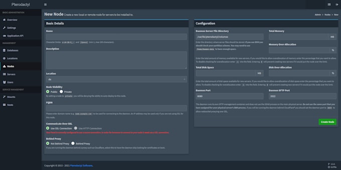 Setup a pterodactyl panel for you by Stuk3y | Fiverr
