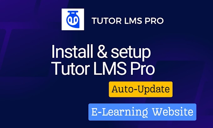Setup tutor lms pro and design a professional lms website by Techie28 | Fiverr