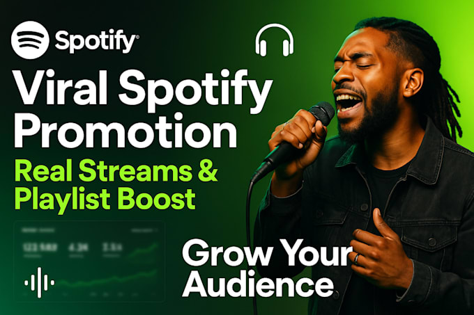 Do viral spotify music promotion by Jeanne_reese | Fiverr