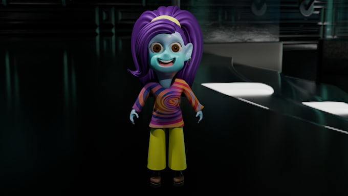 Create a cute 3d pixar style character on a budget by Vish_aart | Fiverr