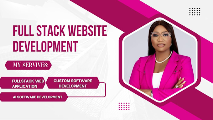 Build full stack web apps, website programmer, ai web developer, full ...